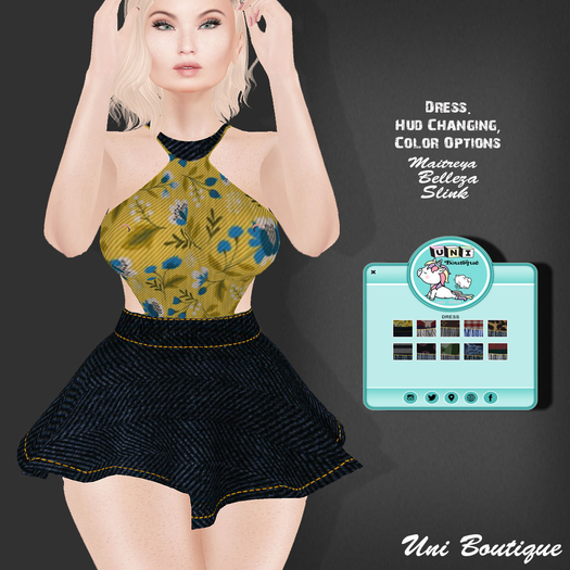 Second Life Marketplace - +UniBoutique+ Libby Dress - Mess - Wear Me